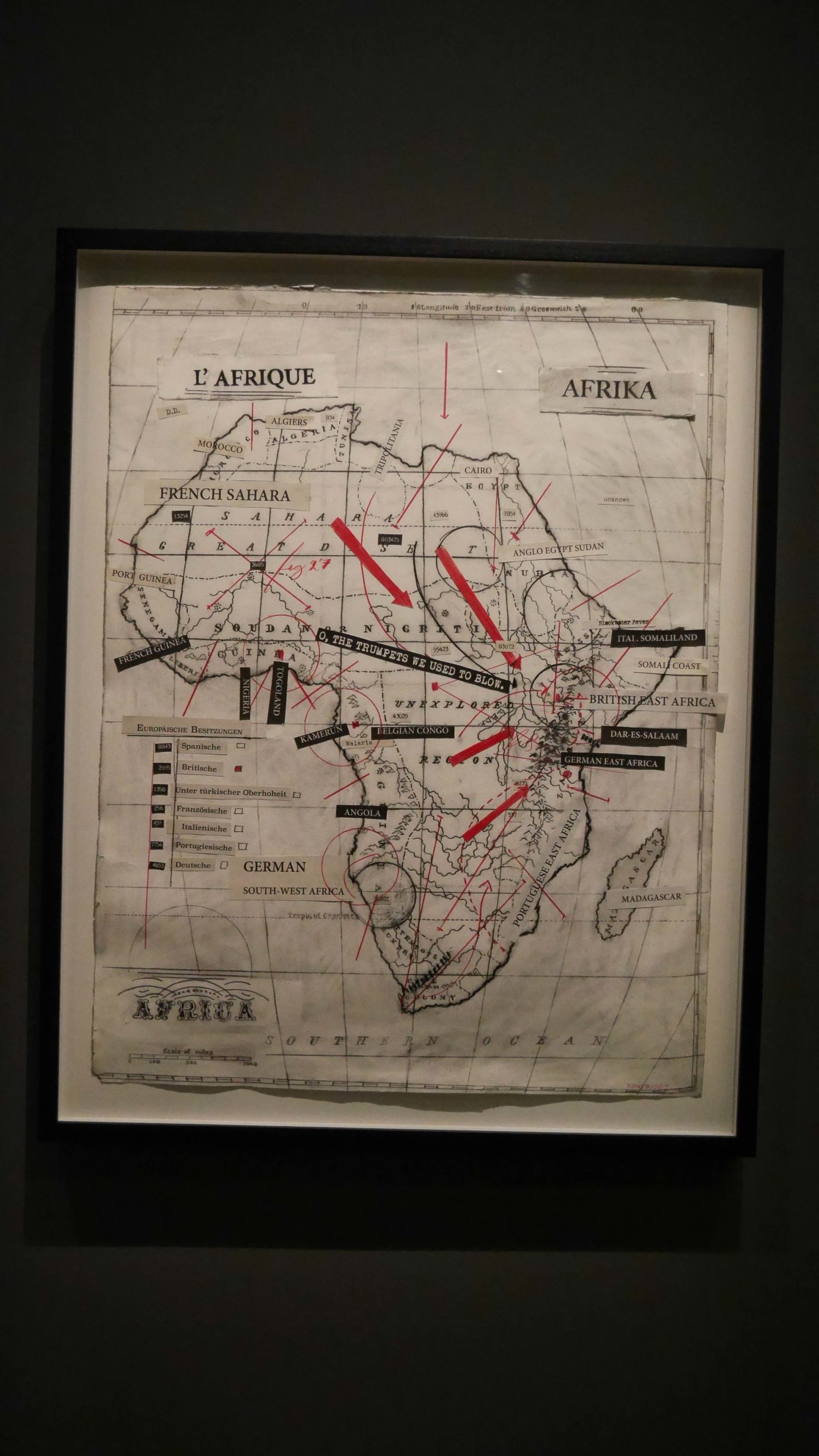 Kentridge Africa map – Migrating Dialogues